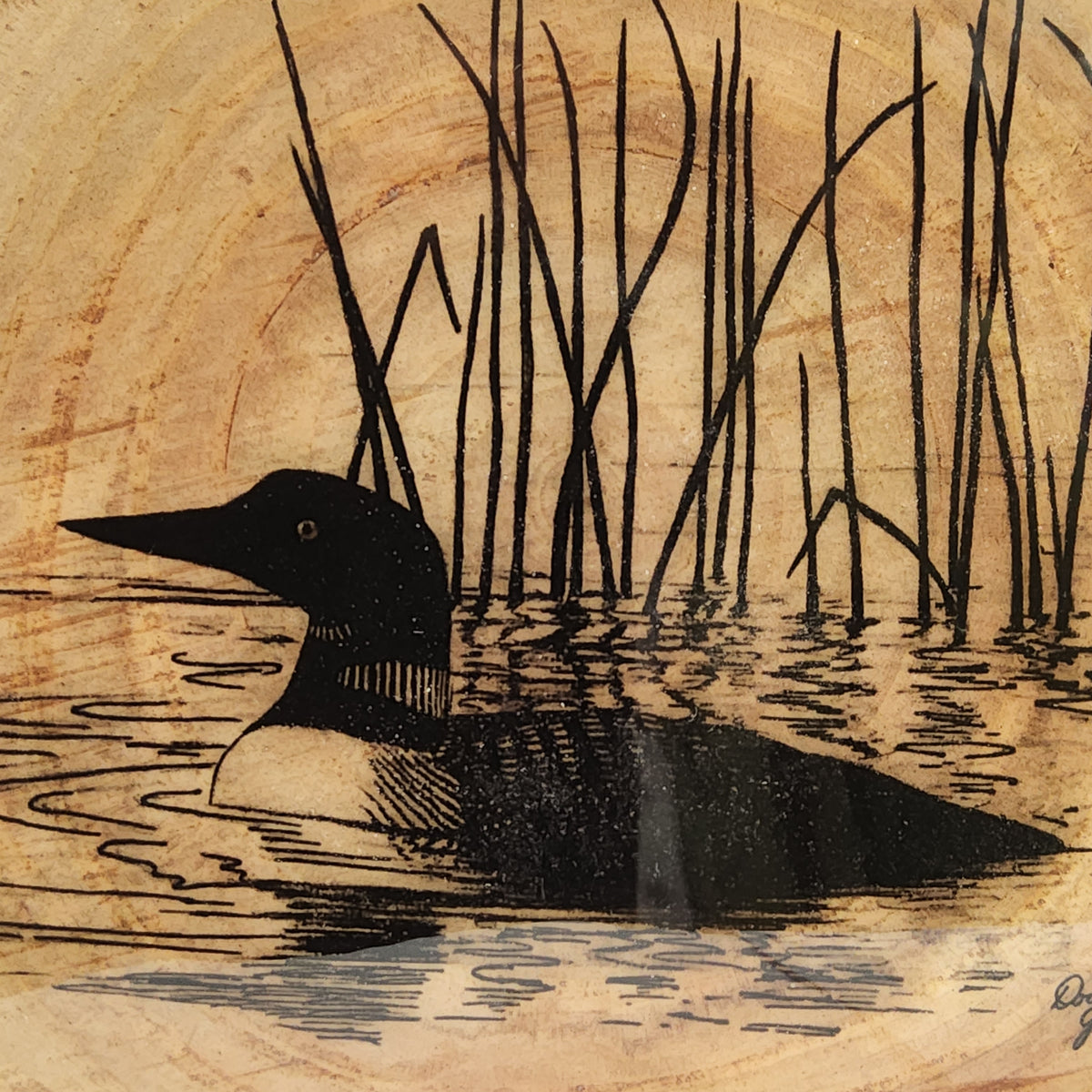 Live Edge Wood Decor - Loon - Glossy Finish – Lesser Jewellers