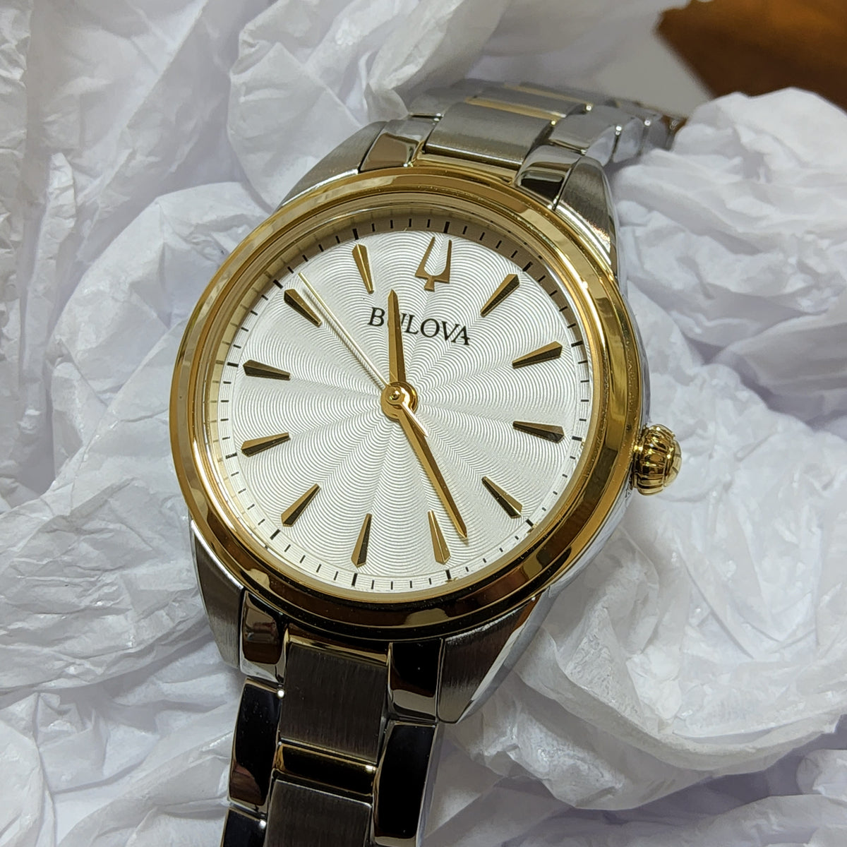 Bulova Two-tone Stainless Steel Watch - 98L277 – Lesser Jewellers