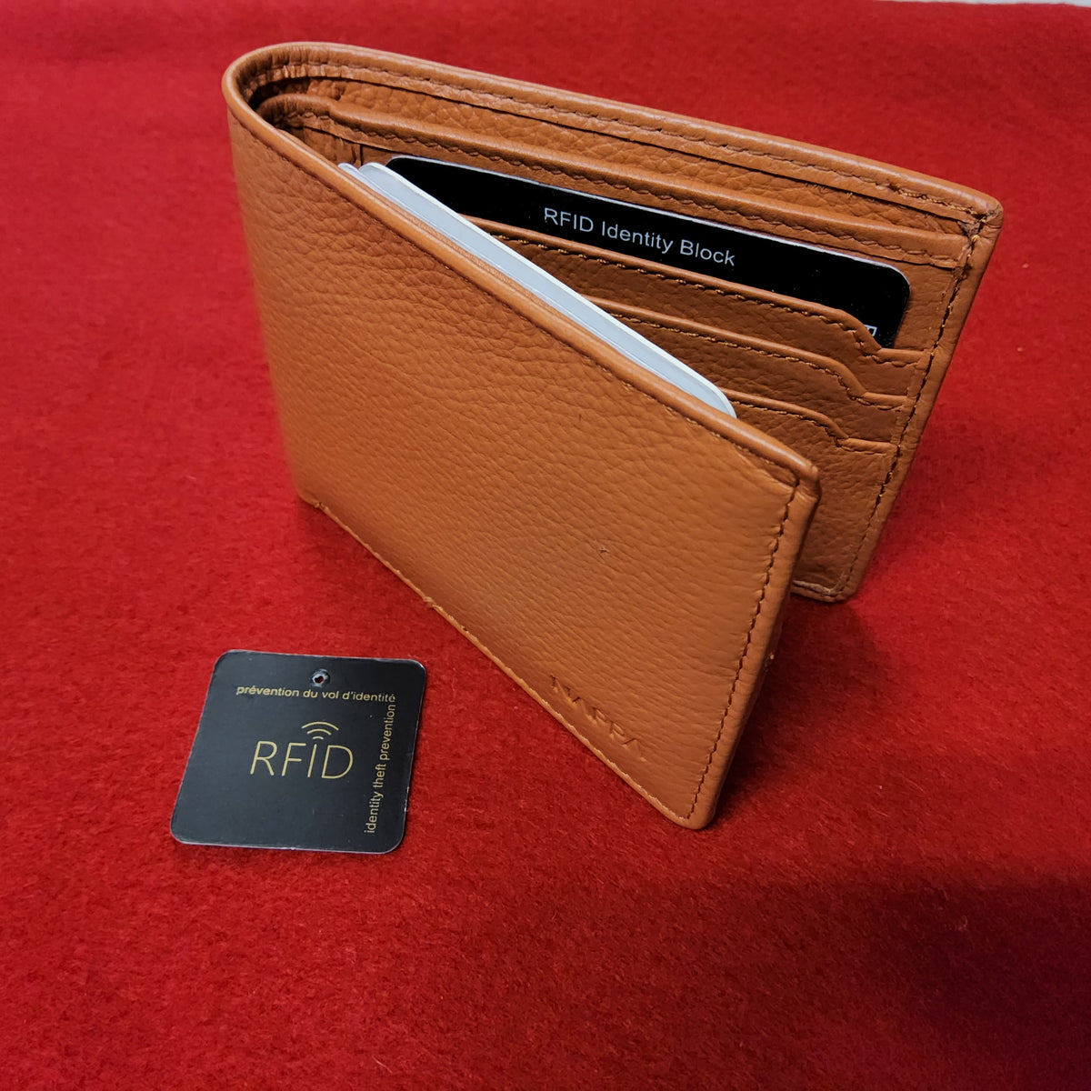 NAPPA Leather Wallet - RFID Identity Block - Colour options – Lesser ...