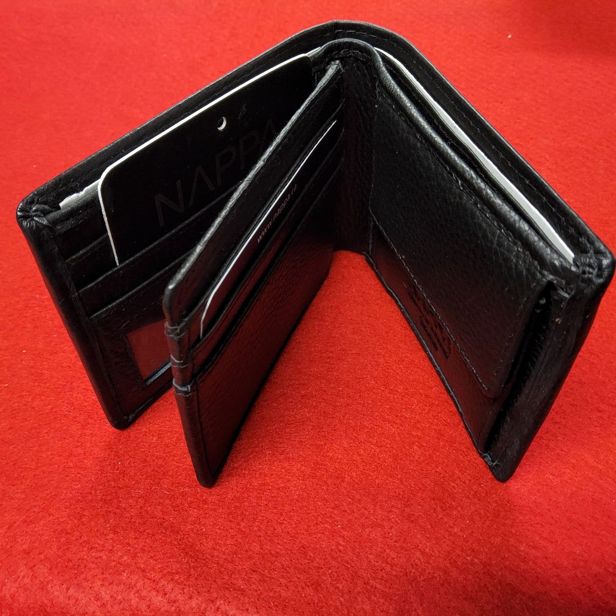 NAPPA Leather Wallet - RFID Identity Block - Change Purse with Snap Cl ...