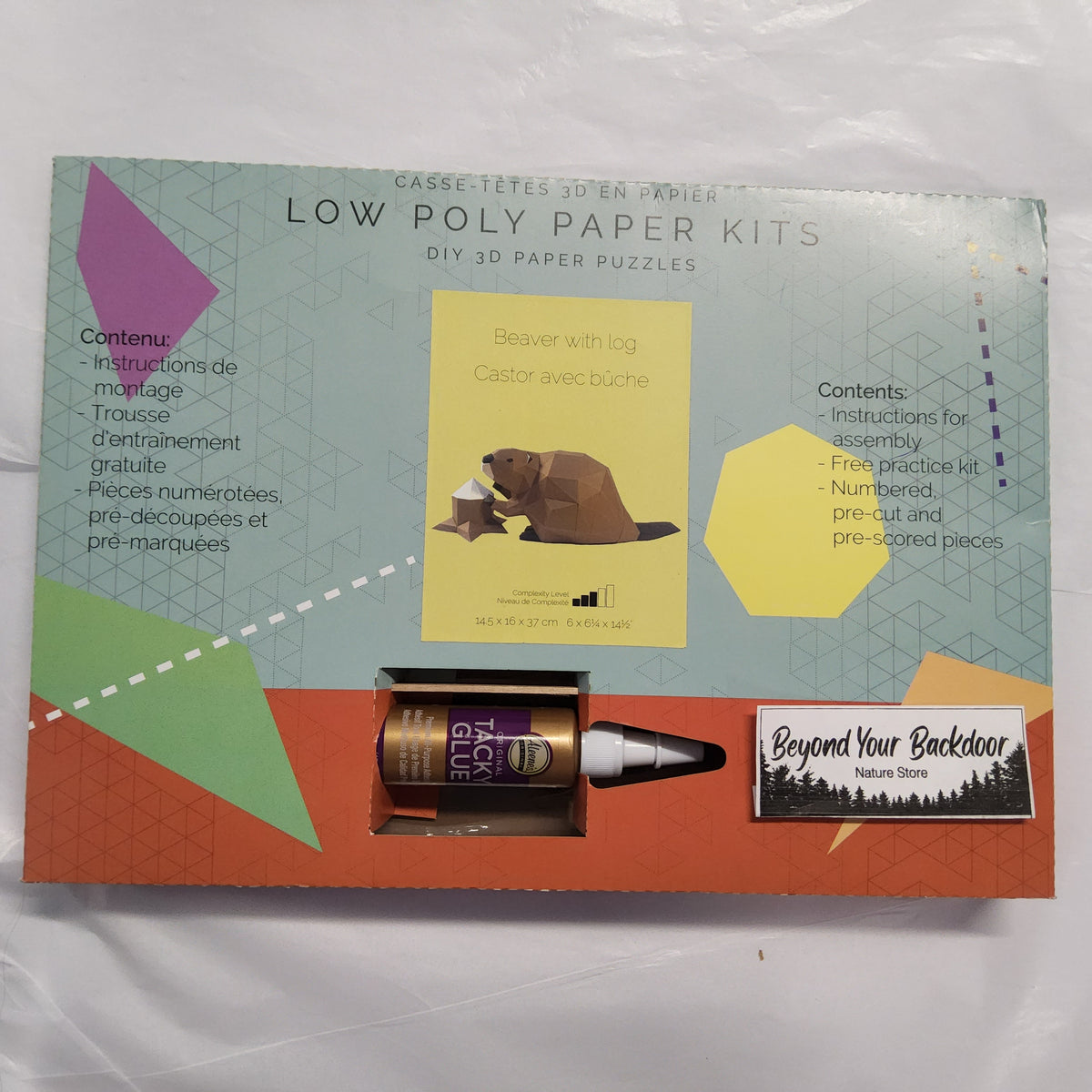 Low Poly Paper Kits - with glue and bamboo stick included - Complexity ...