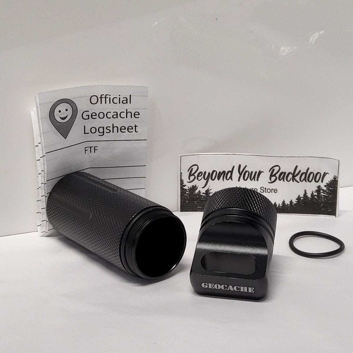 Geocaching - Buffalo Tube Geocache - Two Colour Options – Lesser Jewellers